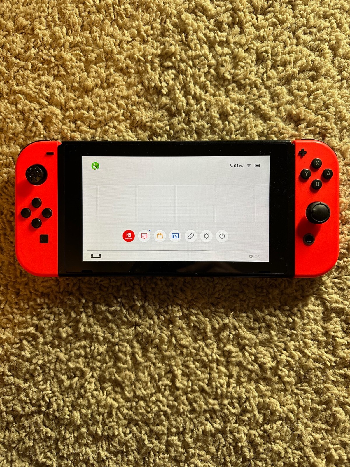 Nintendo Switch 1st Gen. Game Console, Black With Joy Cons, HAC-001 ...