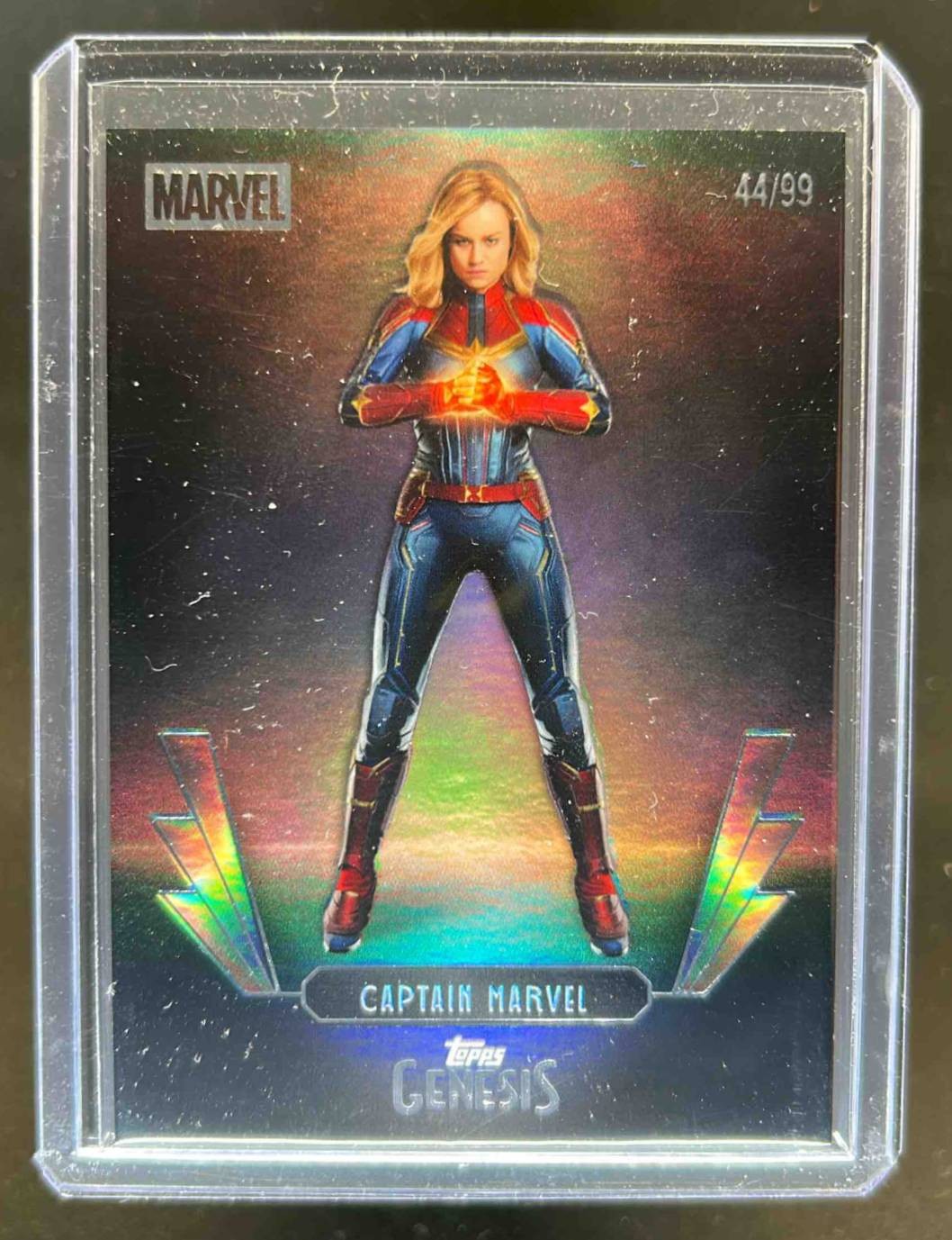Captain Marvel 2025 Topps Disney Genesis #97 Orange Foil /25 Price ...