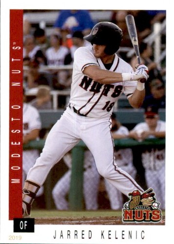 2019 Modesto Nuts Grandstand #11 Jarred Kelenic Waukesha Wisconsin ...