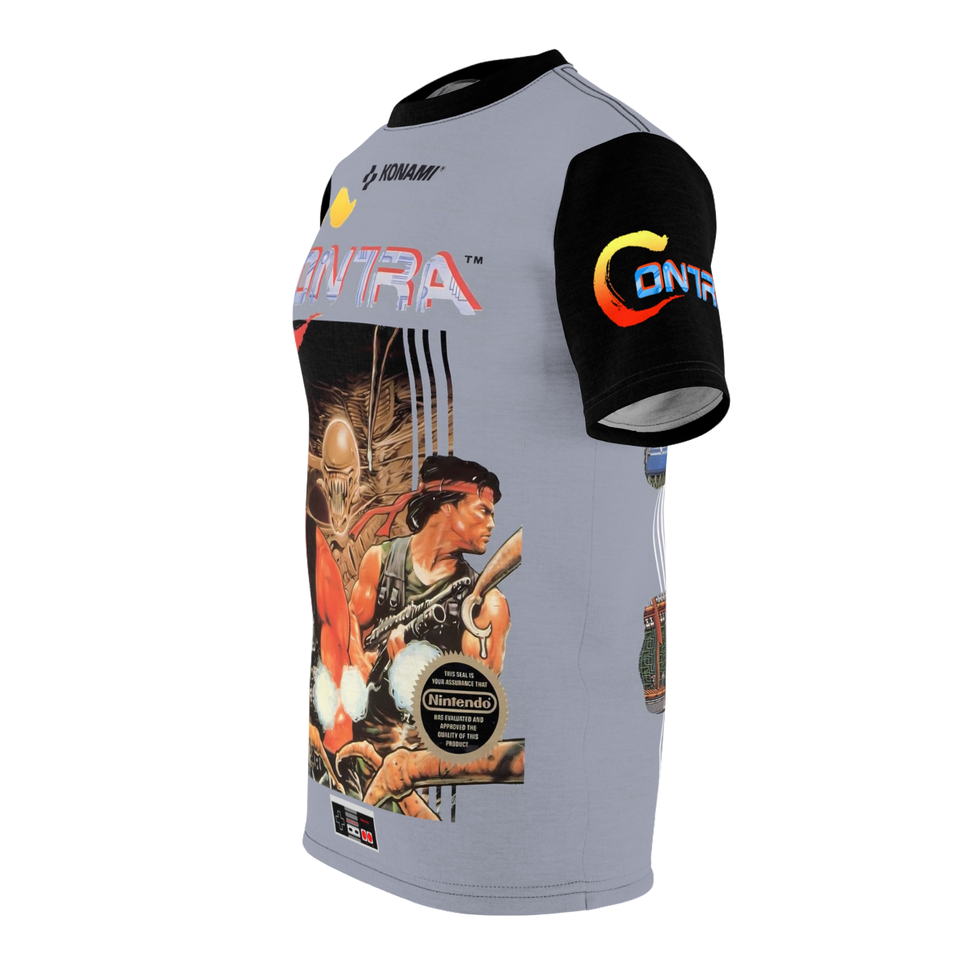 Contra 1988 NES Retro Vintage Nintendo Video Game Cover T-Shirt | eBay