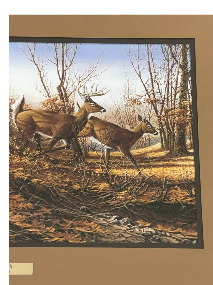 Terry Redlin “Autumn Run” Encore II Print Framed | eBay