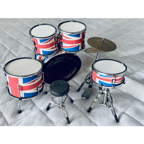 The Rolling Stones Charlie Watts Drum Kit Figure | eBay