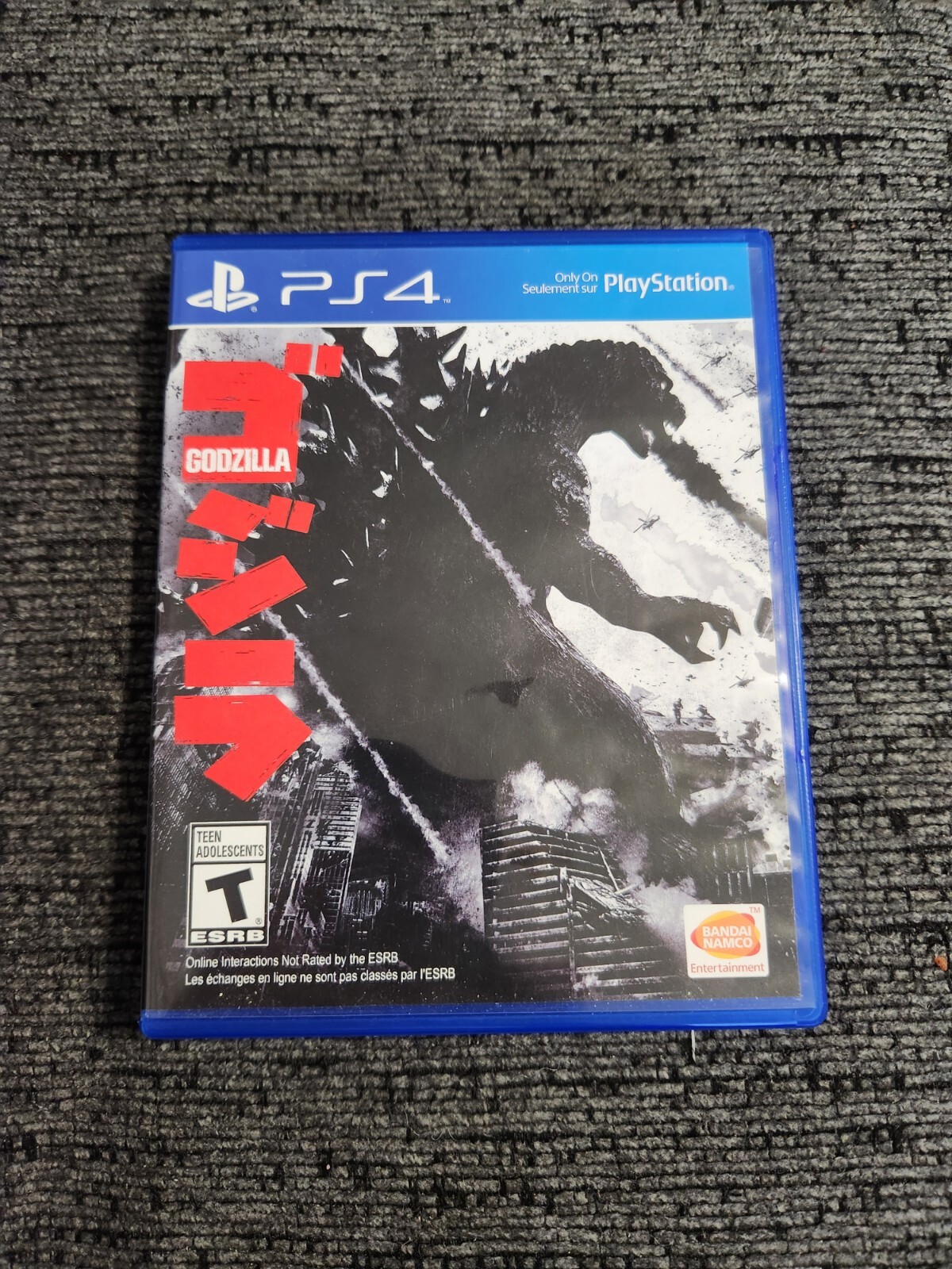 Godzilla (PlayStation 4, 2015) Game And Case, Tested And Plays | eBay