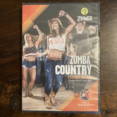 Zumba Country: A Calorie Inferno (DVD, 2016) Crazy Burn It Up Dixie ...