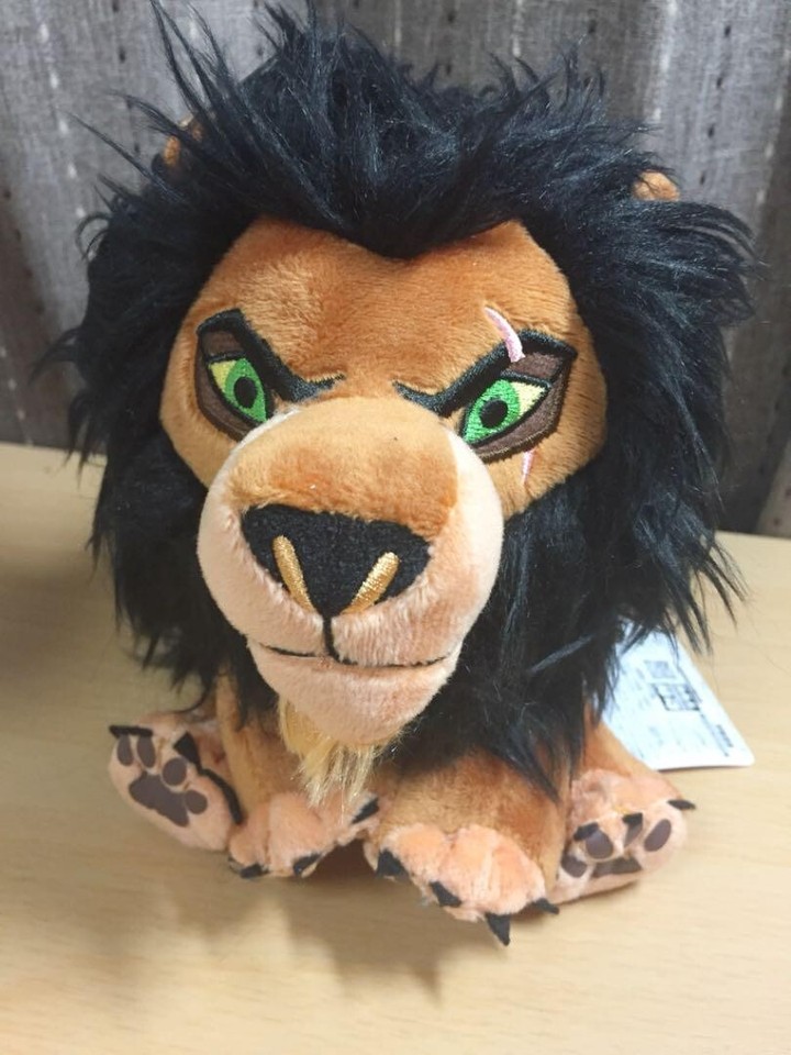 Tokyo Disney The Lion King Scar Plush Sega Brown Japan New With Tag ...