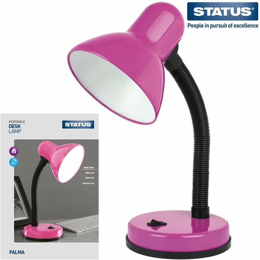 Status PALMA DESK LAMP Portable Angled Indoor HOME / Office Table Desk ...