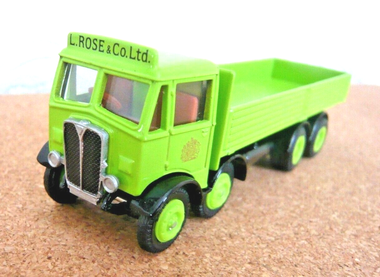 EFE 10806DL AEC EIGHT WHEEL DROPSIDE DIECAST LORRY ROSES LIME JUICE. 1: ...