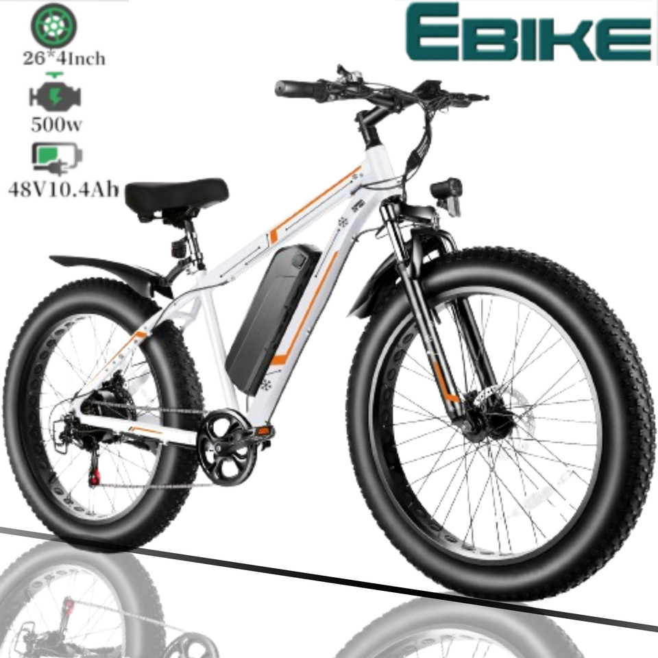 26inch Electric Commuter Cruiser Bike 20MPH & 50 Mile City Electric ...