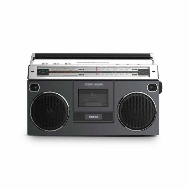 ION ISP112BK Street Rocker Retro Boombox - Black for sale online | eBay