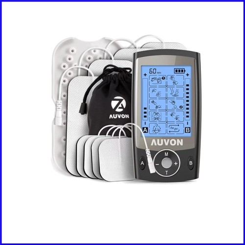 Rechargeable Dual Channel TENS Unit for Pain Relief - 20 Modes & Pads ...