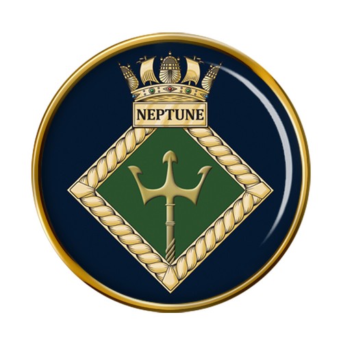 HMS Neptune, Royal Navy Pin Badge | eBay UK