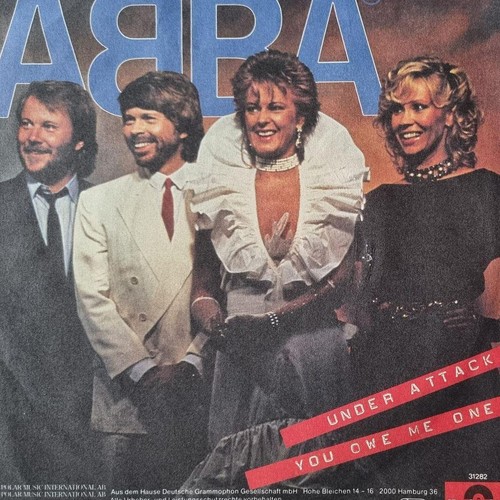ABBA - Under Attack / You Owe Me One 7'' Vinyl Germany | eBay