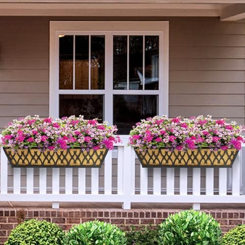 2 Pack 30 Inch Window Boxes Planters Railing Planter Box 30 Inch - 2 ...