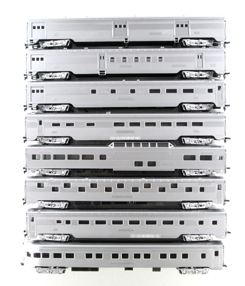 HO Scale ***UNDECORATED*** Lightweight Passenger Car 8-Pack Set ...