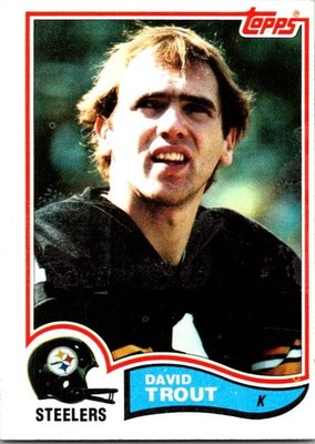 David Trout 1982 Topps #221 Rookie Pittsburgh Steelers | eBay