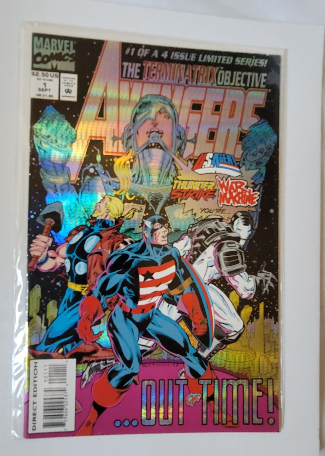 Avengers: The Terminatrix Objective #1 Marvel Comic Book 1993 | eBay