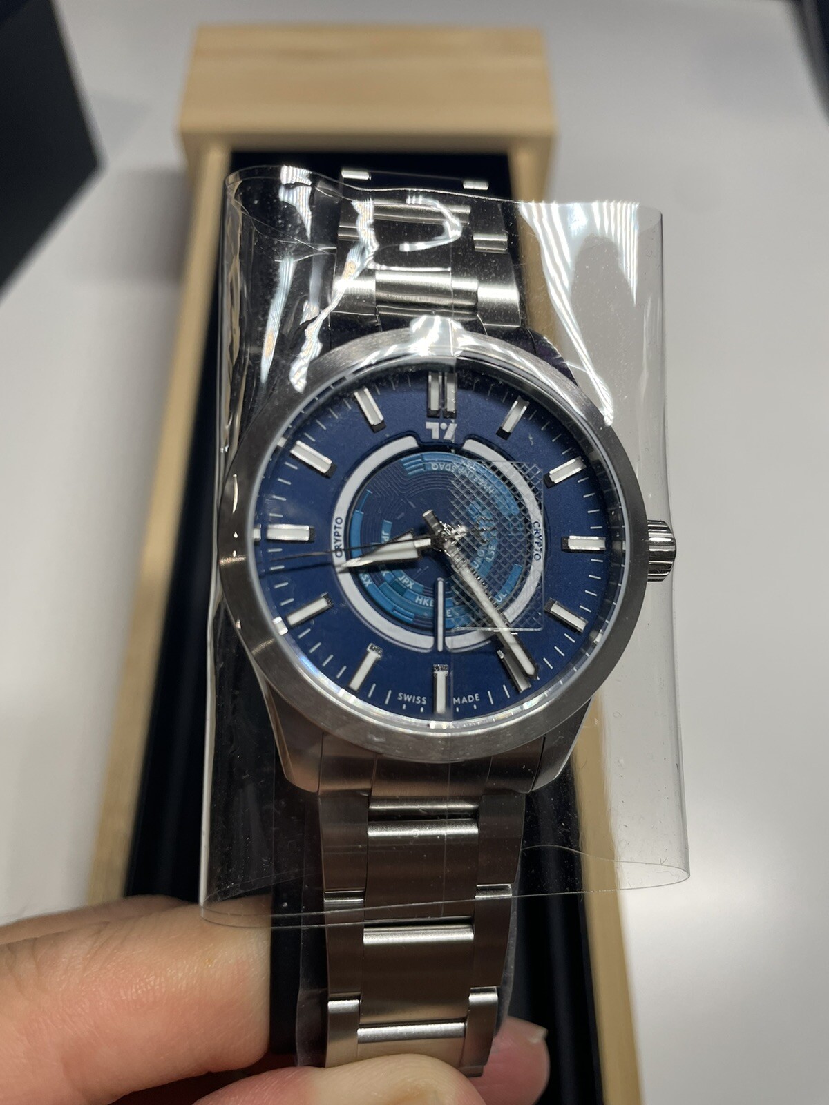 C63 TradeTime Brushed Steel Watch TradingView X Christopher Ward ...