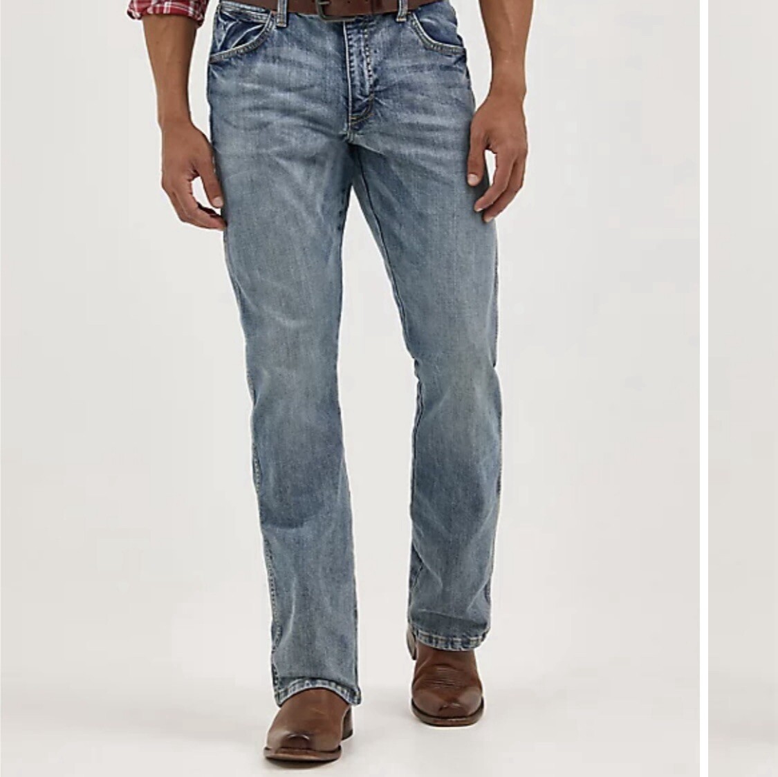 Men WRANGLER Retro Slim Fit Bootcut Jeans Comfort Den… - Gem