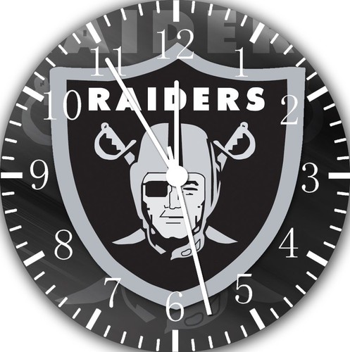 Oakland Raiders Frameless Borderless Wall Clock Nice For Gifts or Decor ...