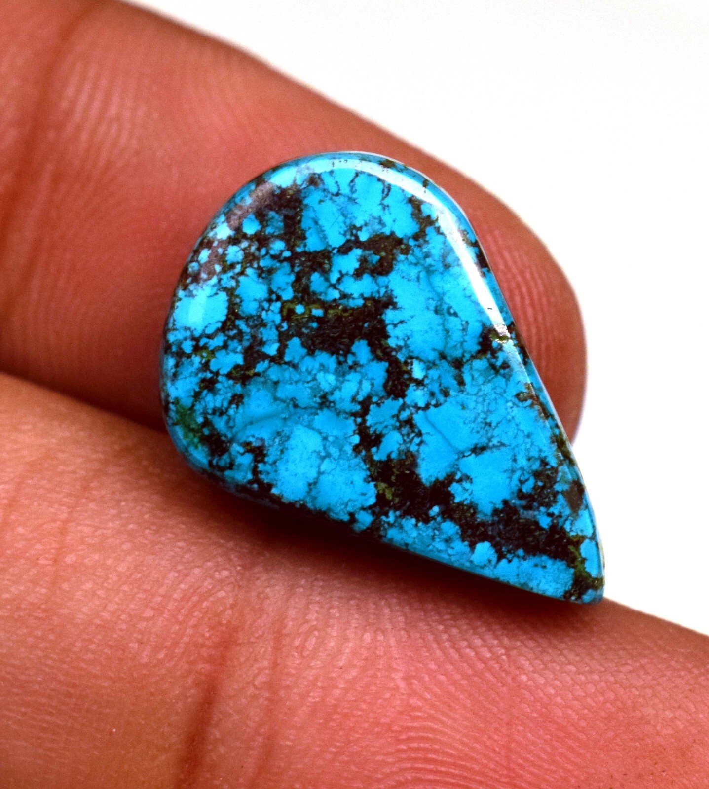 Natural Certified Blue Bisbee Turquoise Cabochon 11.00 Ct Loose ...