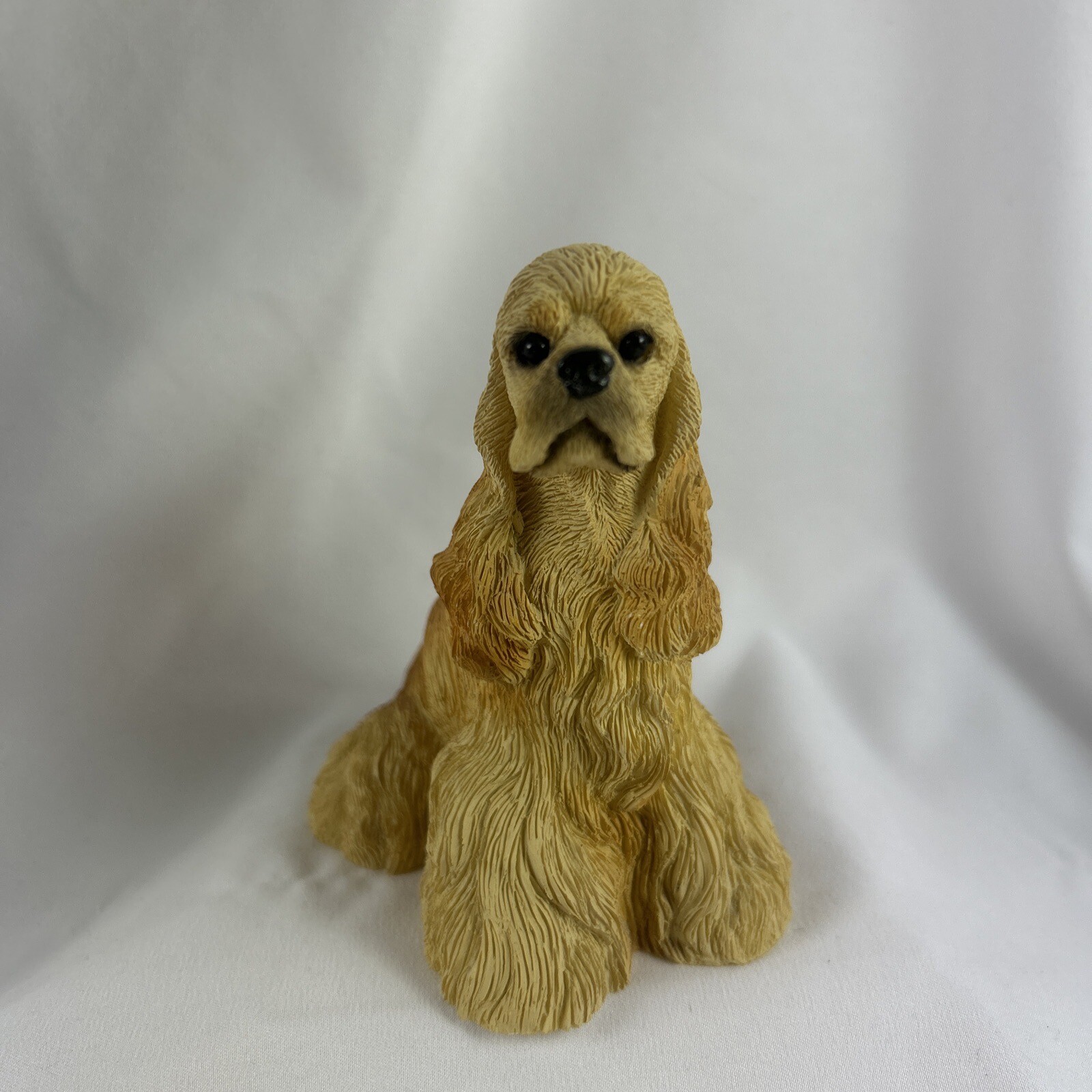 Living Stone Cocker Spaniel Figurine Fawn 1994 Dog 4.5” Resin | eBay