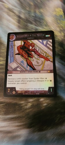 VS System: Spider-Man - The Spider, Earth-15 FOIL MEV-197 Marvel ...