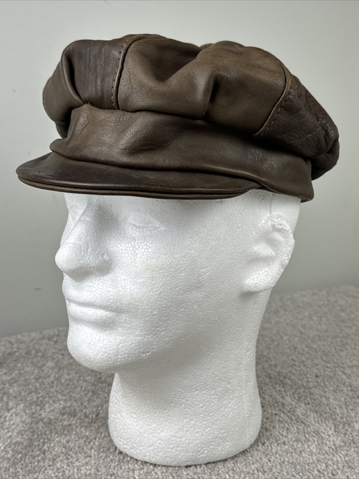 Vintage 1950’s Tom Davis Leather Motorcycle Captain H… - Gem