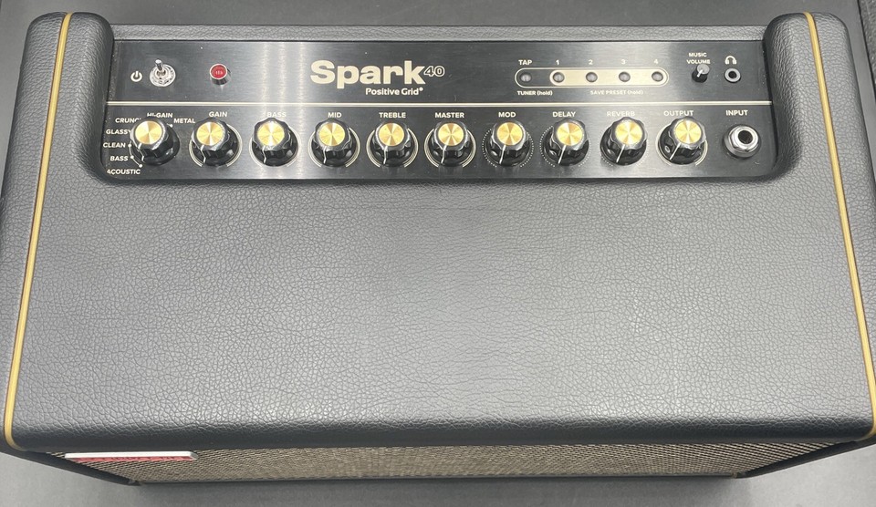 Positive Grid Spark 40 Amp Black & Gold **USED** Amp Only! No Bluetooth ...