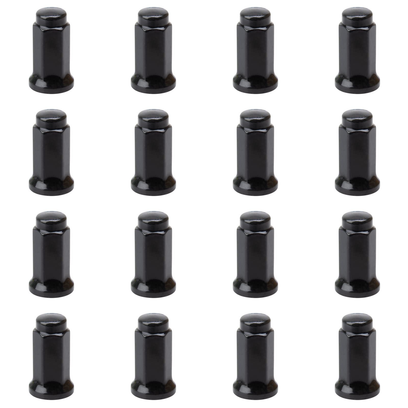 (16 Pack) Tusk Flat Base Lug Nut 10mm x 1.25mm Thread Pitch w/14mm Head ...