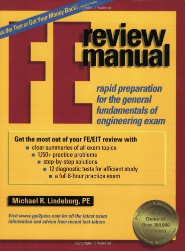FE Review Manual: Rapid Preparation for the General Fundamentals of ...