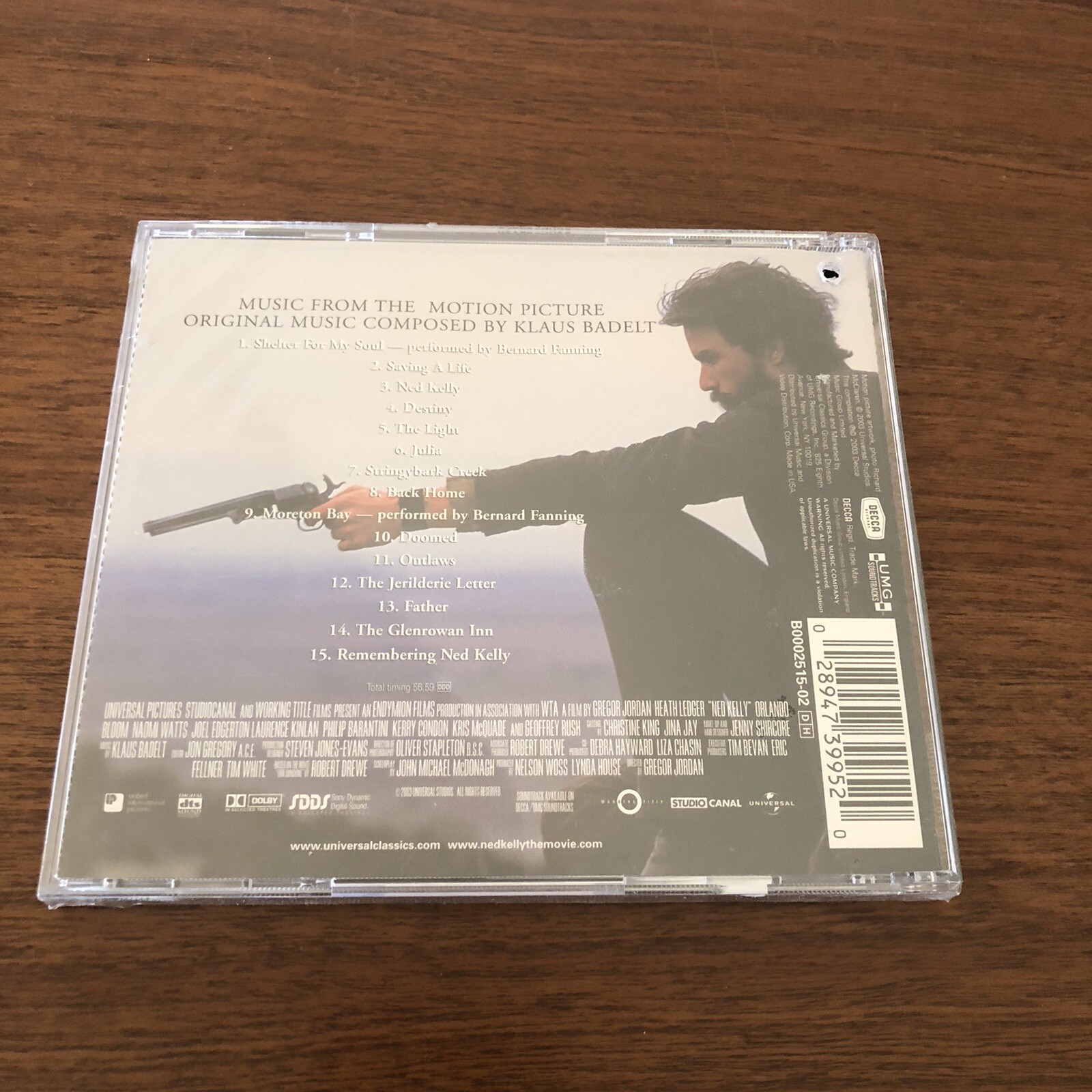 Ned Kelly [Music from the Motion Picture] (CD, Sep-2003, Decca) for ...