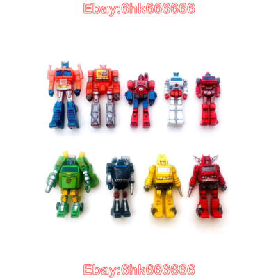 High quality pinted minimum MINI toy 9 PCS : Blaster Perceptor Ironhide ...