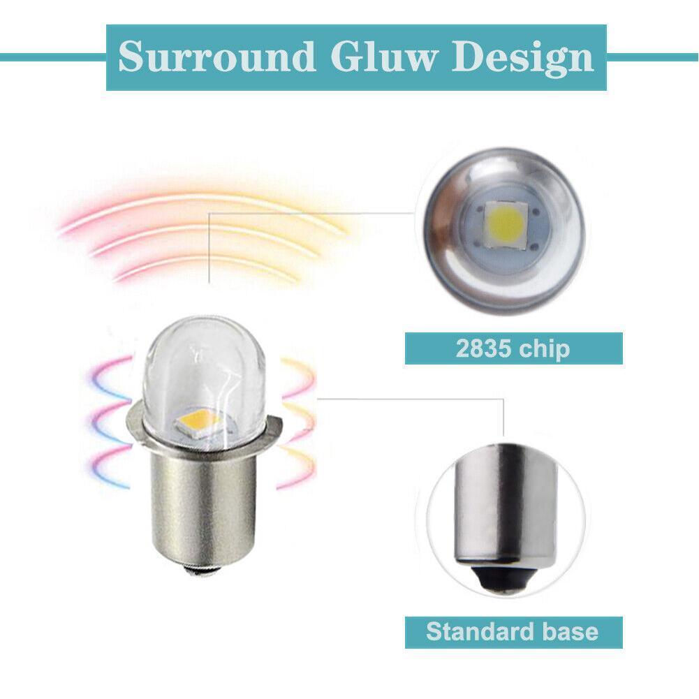 LED Miniature Lamp 3V 4.5V 6V 12V 18V 1SMD Flashlights Replacement Bulb ...