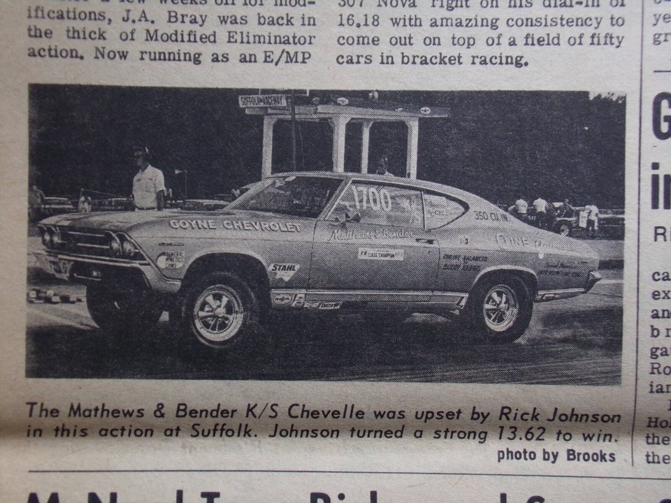 1972 Drag Times-"Super Dart"-Gabelich's "Blue Flame"-Tommy Ivo-Gene ...