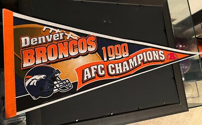 Denver Broncos 1998 AFC Champions Pennant | eBay