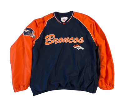 Vintage Denver Broncos NFL Nylon Lined NFL Mens Jacket Size Large | eBay