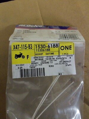 Daytime Running Lamp Socket Front ACDelco GM Original Equipment ...