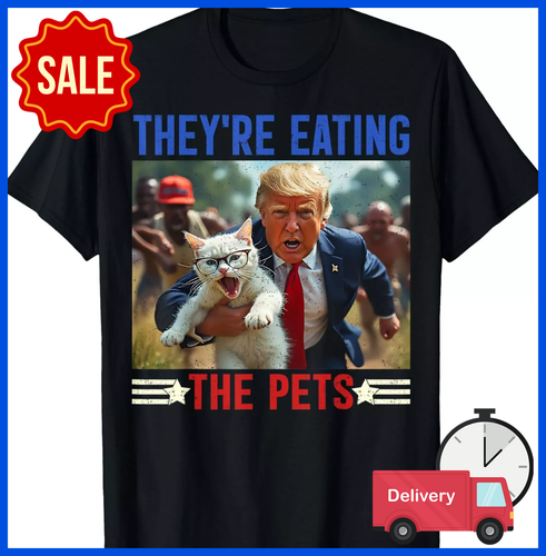 They're eating the pets funny debate quote 2024 Donald Trump T-Shirt | eBay