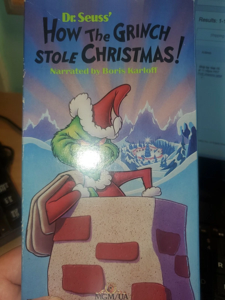 How The Grinch Stole Christmas Vhs Ebay