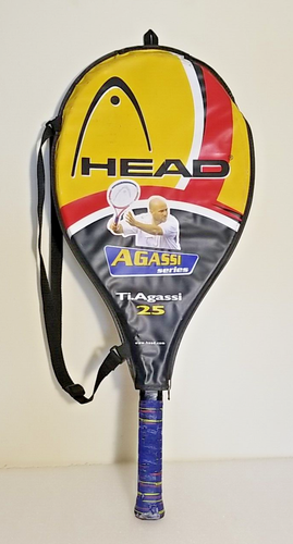 HEAD ANDRE AGASSI 25 SERIES TENNIS RACQUET RACKET GRIP 3-7/8” JUNIOR F3 ...