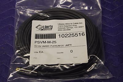 25' Plenum S-Video Cable PSVM-M-25 S Video | eBay