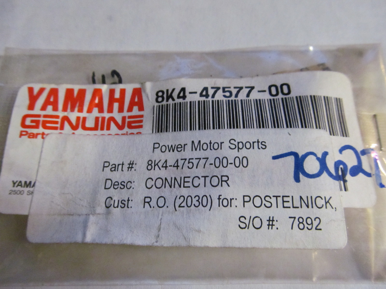 2 Yamaha Snowmobile Speedometer Connector 8k4-47577-00 SRX Viper VMAX ...