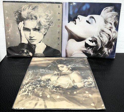 Madonna Vinyl Record Lot (3 LPs) – True Blue / Like a Virgin / Madonna ...