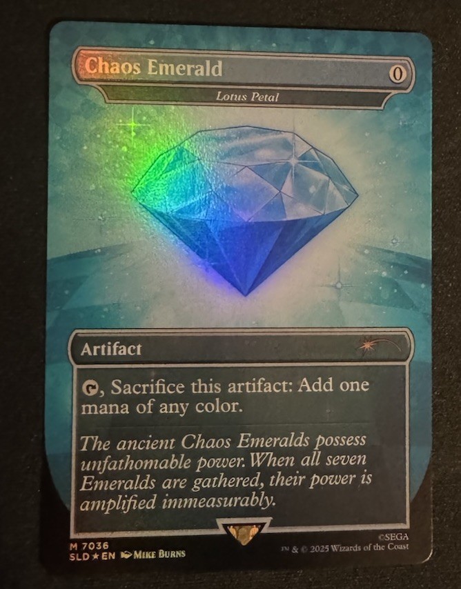 Magic The Gathering Chaos Emerald - Lotus Petal (7036) - Secret Lair ...