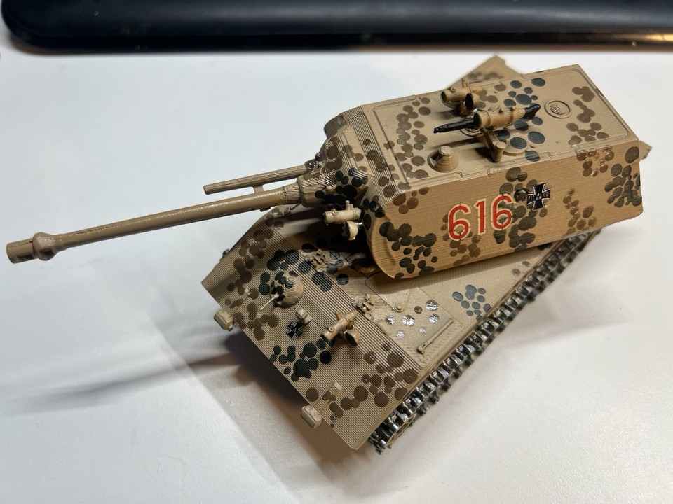Solido Tiger-Maus E100 Upper Tank Panzer 1/50 Bolt Action Entwicklung ...