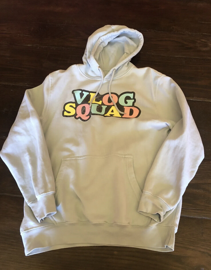 Vlog Squad David Dobrik Fanjoy Light Blue Sweatshirt … - Gem