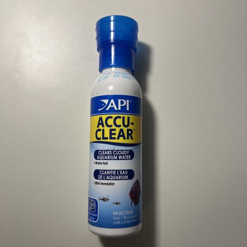API' ACCU-CLEAR Freshwater Aquarium Water Clarifier 4-Ounce Bottle | eBay