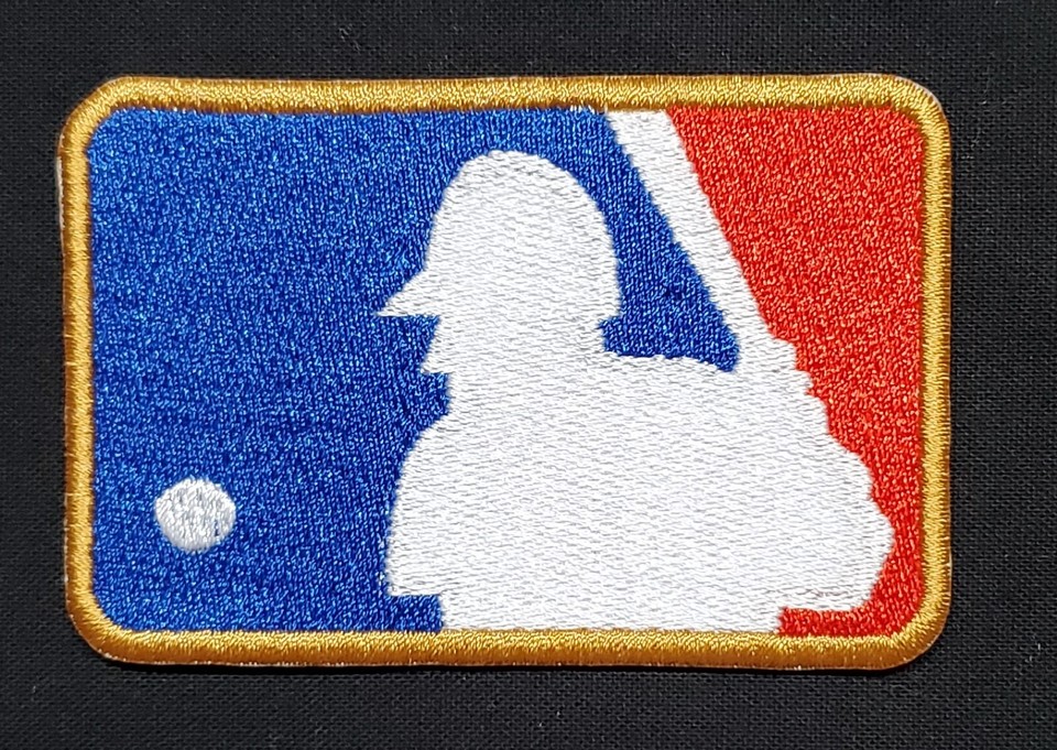 Batterman Logo World Series MLB Baseball Fully Embroidered Iron On ...