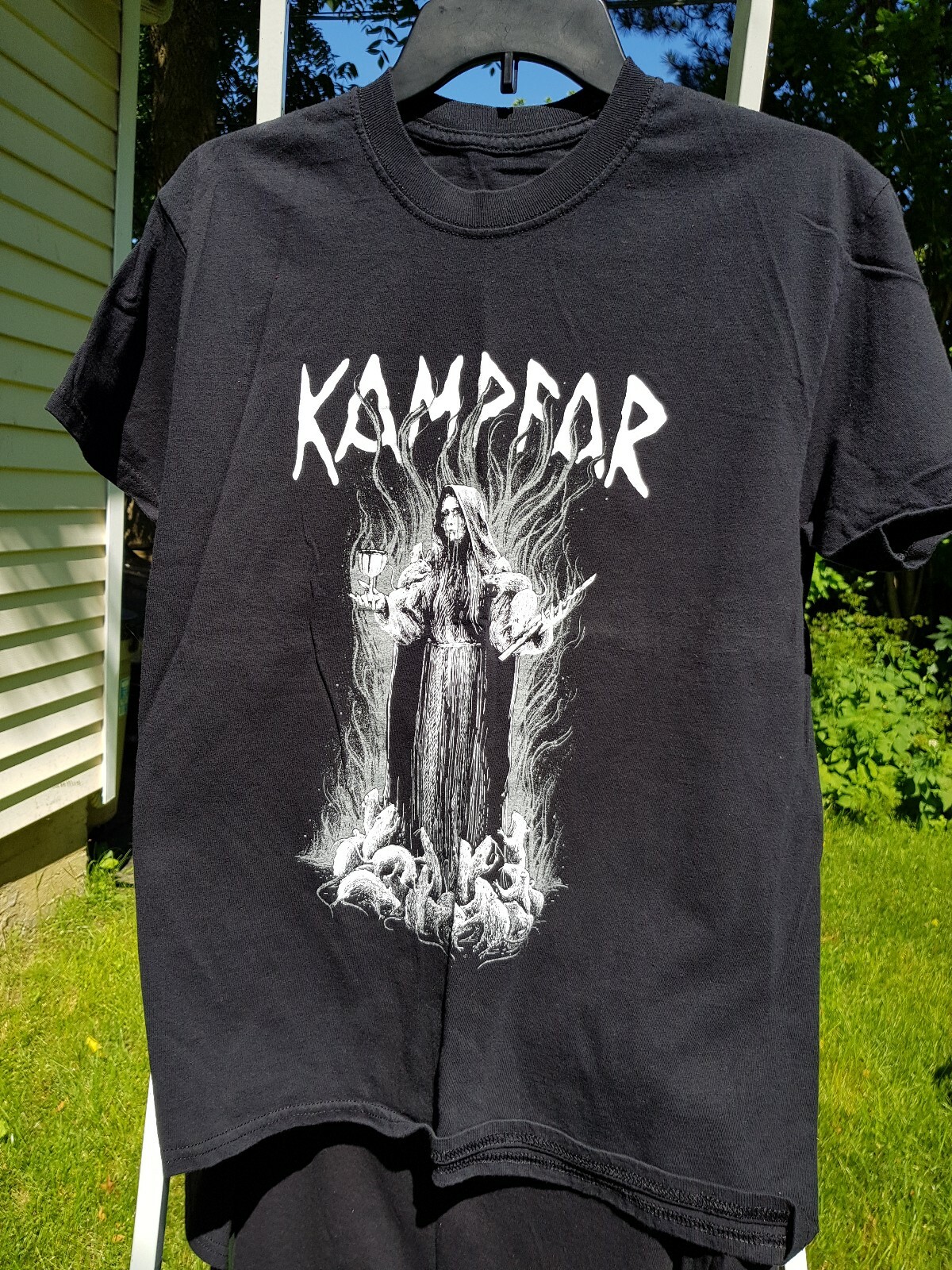 KAMPFAR EXCLUSIVE DESIGN SHIRT SIZE MEDIUM. TAAKE Helheim Enslaved ...