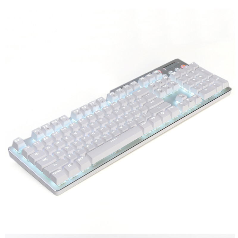 AJazz AK35i Assassin Ⅱ 104 Keys NKRO Wired White Backlit Mechanical ...